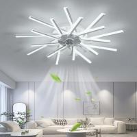 China Bedroom Remote Control Reversible Blades Fans Led Invisible branch Ceiling Fan Lamp (WH-CLL-79) for sale