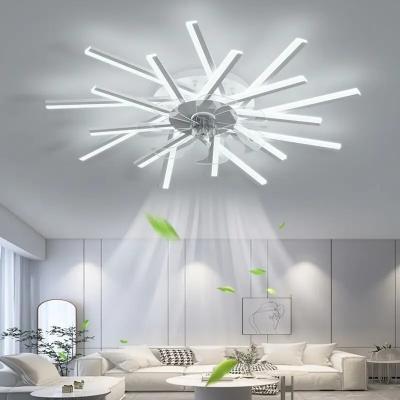China Bedroom Remote Control Reversible Blades Fans Led Invisible branch Ceiling Fan Lamp (WH-CLL-79) for sale
