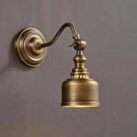 China Clear Glass Indoor Parlor Bedside Stairs Hotel Lighting Old Copper Wall Lamp (WH-VR-129) for sale