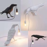 China Bedroom Bedside  Resin Animal Lively Home Decor Lighting  Lucky Bird Wall Lamp (WH-VR-139) for sale