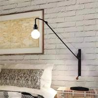 China Loft American retro pipe light bedside Long arm swing light Potence Wall Lamp(WH-VR-163) for sale