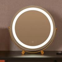 China Makeup Mirror with 10X Magnification and Smart Touch Dimmable 3 Modes 360° Rotation White Vanity Mirror with Lights (WH-MR-72) for sale