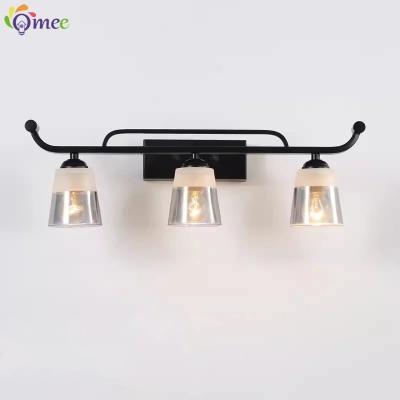 China LED Vanity Cabinet Wall Lamp Loft Metal Clear Wall Light Industrial Retro Glass Mirror Lights(WH-MR-78) for sale