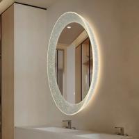 China Bathroom Mirror Intelligent Luminous Wall Mirror Circular Makeup Mirror with Light (WH-MR-104) for sale