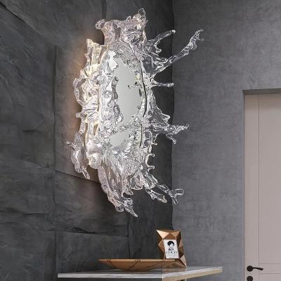 China Modern LED Wall Lamps For Bathroom Art Water Flower With Mirror Wall Light (WH-MR-108) for sale