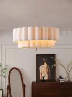 China Indoor Lighting Fixtures Home Pendant Lights Retro Wabi Sabi Fabric Chandeliers (WH-VP-302) for sale
