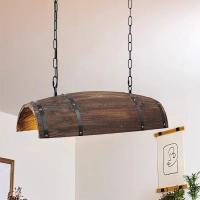China Vintage solid wood Wine Barrel Iron Chain Chandelier (WH-VP-323) for sale