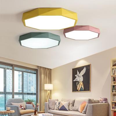 China Ultra-thin 5cm LED Ceiling Lamps Iron Round Black/white Colors Ceiling Lights (WH-MA-04) for sale