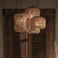 China kitchen island light Homestay Living Room Japanese Rattan pendant light(WH-WP-107) for sale