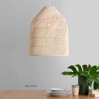 China Loft Lamp Home Restaurant Bar Hanging Lamp Wabi Sabi Hand Woven Rattan Led Pendant Lights(WH-WP-123) for sale