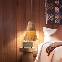 China Suspend Lamp Fixtures Dining Room Minimalism E27 Wabi Sabi Fabric lamp Anders Pendant Light(WH-WP-132) for sale