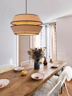 China Dining room Hanging Lights Lustre Fixtures Bedroom Home Japanese Wabi Sabi Pendant Lamp(WH-WP-133) for sale
