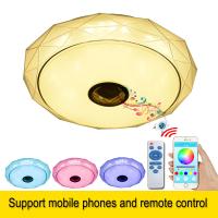 China Modern Smart Remote Control and APP Music Ceiling Lights with Bluetooth speaker & colorful modern ceiling lamp (WH-MA-44 for sale