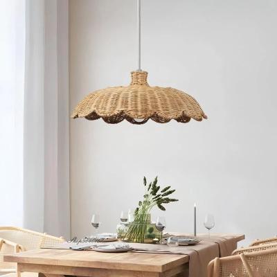 China Restaurant Light Coffee Shop Home Decoration Natural Rattan Handmade Weave Pendant Lamps(WH-WP-137) for sale