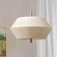 China Dining Room Hanging Lamp Fixture Lustre Living Room Wabi Sabi  Rope Pendant Light(WH-WP-139) for sale