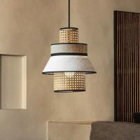 China Kitchen Hanging Lights Living Room Decor Home Classical Art Cloth Cover Pendant Lights(WH-WP-146) for sale