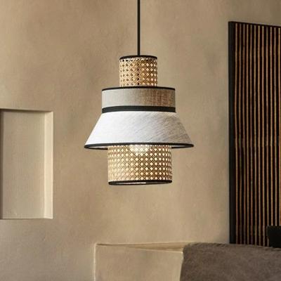 China Kitchen Hanging Lights Living Room Decor Home Classical Art Cloth Cover Pendant Lights(WH-WP-146) for sale