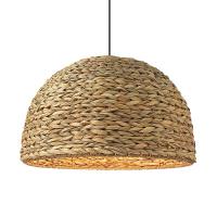 China Dining Room Light Fixtures Bar Living Room Japanese Weaving Lamp Wabi-sabi Style Pendant Lights(WH-WP-148) for sale