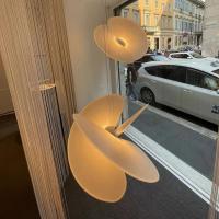 China Silk Fabric Chandelier Eye Protection LED Levante Pendant（WH-AP-607） for sale