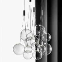 China Royal Glass Ball Pendant Lamp Burst Multi-Light Pendant（WH-AP-608） for sale