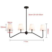China Vintage Rustic Industrial Style Chandeliers  Linear Chandelier（WH-AP-622） for sale