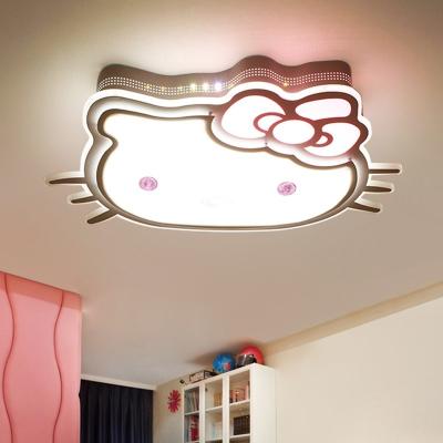 China Hello Kitty Girl Ceiling Lamp For Indoor home Kids room Bedroom Lighting (WH-MA-128) for sale