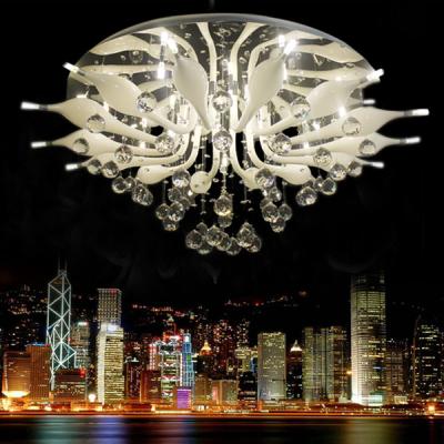China Fashion Swan Crystal Ceiling Lights for Living room Bedroom Lighting Fixtures (WH-MA-09) for sale