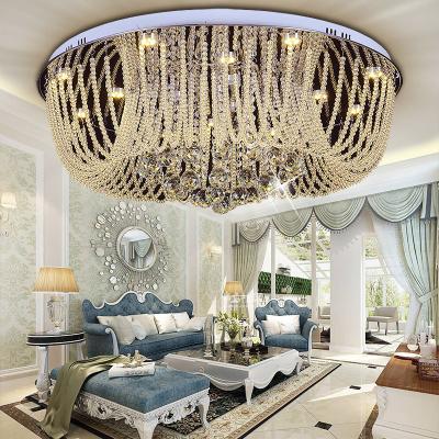 China Round Crystal ceiling mount light fixture For indoor home Lighting Fixtures (WH-CA-11) for sale