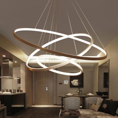China Acrylic Aluminum Body LED Ceiling Lamp Fixtures Groove Four Tier Pendant（WH-AP-629） for sale