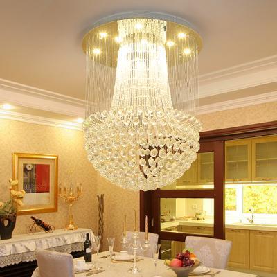 China Chrome crystal ceiling lights For Living room Bedroom light Fixtures (WH-CA-23) for sale