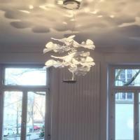 China Petal-shaped White Shadow Chandelier Chlorophilia 2 Suspension（WH-AP-636） for sale
