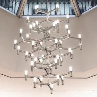 China Crown Major Pendant lamp Nordic Tube chrome chandelier  Crown Plana Mega Pendant（WH-AP-637） for sale