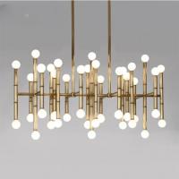 China GHJUYIOL Nordic Creative Bamboo Joint Aluminum Tube Pendant Light Meurice Rectangular Chandelier（WH-AP-651） for sale