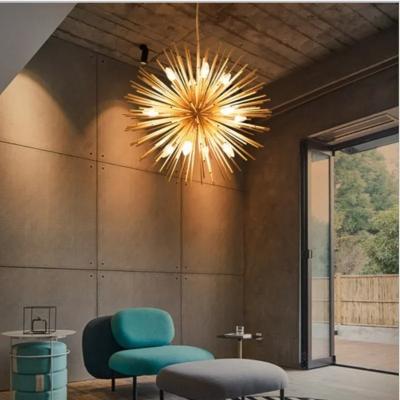 China Hedgehog Ball Chandelier American Living Room Dining Room Sunburst Starburst Chandelier （WH-AP-656） for sale