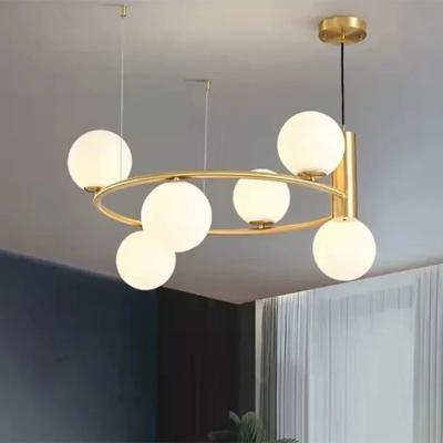 China Nordic Magic Bean Galss Chandelier Restaurant Light Glass Ball Pendant Light（WH-AP-673） for sale