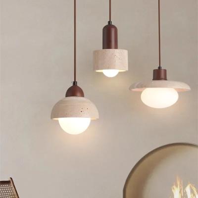China Wabi Sabi Pendant Light Designer Retro Stone Light Bedroom Bedside Dining Lights（WH-AP-676） for sale