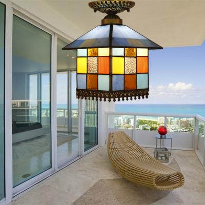 China Louis comfort tiffany ceiling lamps For Sitting room Bedroom Hallway Lights (WH-TA-10) for sale