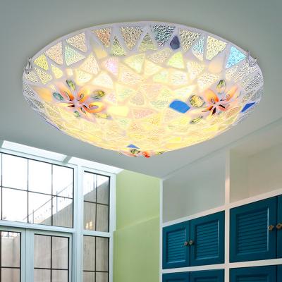 China Tiffany style semi flush mount ceiling light Fixtures (WH-TA-11) for sale