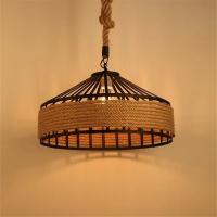 China Vintage Industrial  Rope Ceiling Lamp Hanging Light Chandeliers （WH-AP-683） for sale