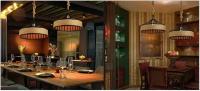 China Vintage Industrial  Rope Ceiling Lamp Hanging Light Chandeliers （WH-AP-683） for sale