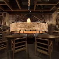 China Vintage Industrial  Rope Ceiling Lamp Hanging Light Chandeliers （WH-AP-683） for sale