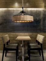China Vintage Industrial  Rope Ceiling Lamp Hanging Light Chandeliers （WH-AP-683） for sale