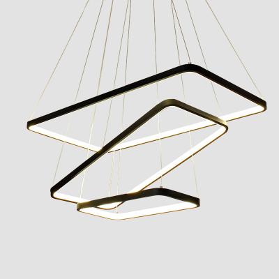 China Adjustable Acrylic pendant lights Decorative Room Modern LED Chandelier (WH-AP-01) for sale