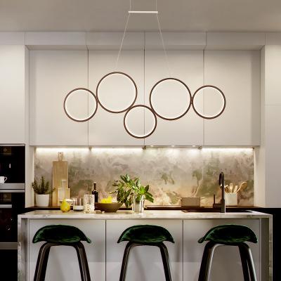 China Wide Circle modenr pendant light for indoor home Lighting Fixtures (WH-AP-22) for sale