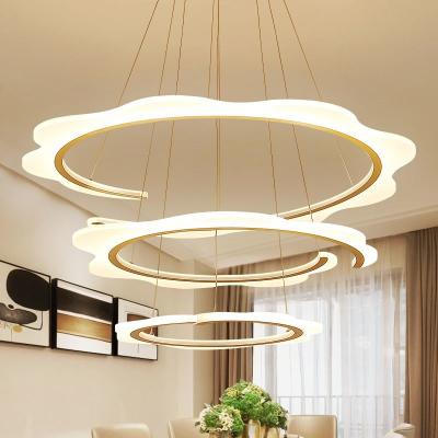 China Bowl pendant lights Kitchen Acrylic+Metal suspension indoor home Lighting Fixtures (WH-AP-24) for sale