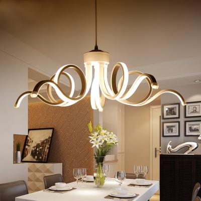 China Modern nickel pendant light Led Modern Pendant Lighting Novelty Lustre (WH-AP-25) for sale