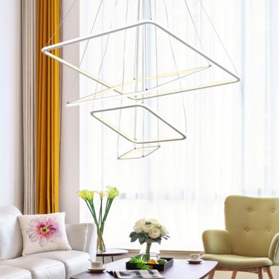 China Modern Individual Acrylic pendant lights Square Pendant lamp (WH-AP-37) for sale