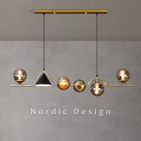 China Nordic Glass Pendant Light for Dining Room Table Living Room Glasses Pendant Lamp（WH-AP-689） for sale