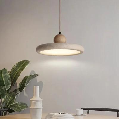 China Vintage Natural Stone LED Pendant Light Nordic Retro Travertine Chandelier （WH-AP-697） for sale