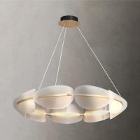 China New Design Creative Acrylic LED Chandelier Nordic Modern Iron Gold Pendant Light （WH-AP-698） for sale